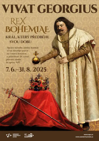 Vivat Georgius rex Bohemiae - Zámek Kunštát
